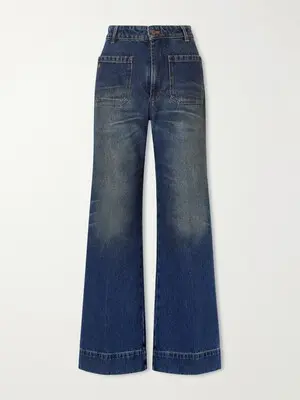 Victoria Beckham Alina High-rise Flared Jeans - Blue