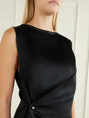 LANVIN Satin Wrap Top