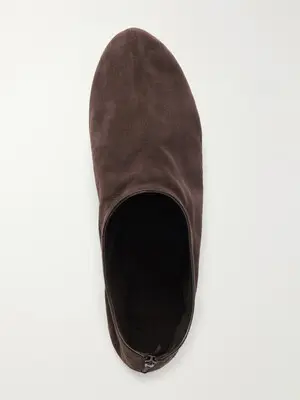 THE ROW Stellene Suede Flats