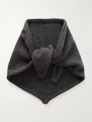 THE ROW Pyrite Cashmere Scarf - Gray