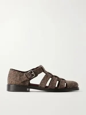 Church's Kelsey Winter Wool Sandals - Brown