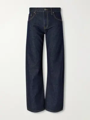 Khaite Kerrie Mid-rise Straight-leg Jeans - Blue