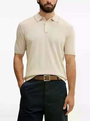 BENETTON Short-sleeve Polo Shirt - Neutrals