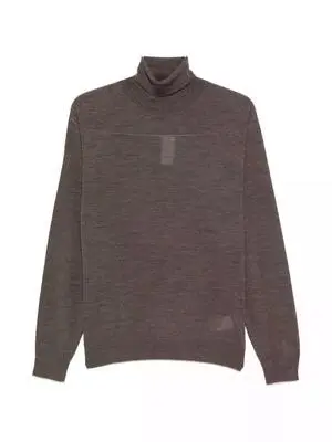 Canali Roll-neck Sweater - Grey