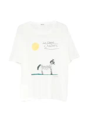 BODE Cheval Graphic-print T-shirt - Neutrals
