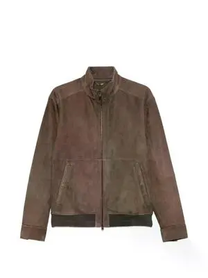CANALI Suede Zip-up Jacket