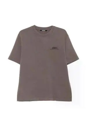 Jacquemus Gros Grain T-shirt - Brown