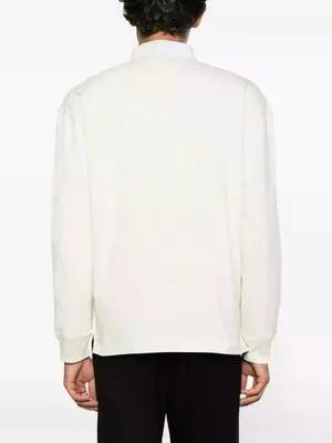 AMI Paris Logo-patch Polo Shirt