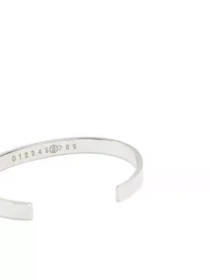 MAISON MARGIELA Numeric Engraved Cuff Bracelet