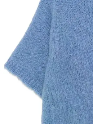ALYSI Short-sleeve Knitted Sweater