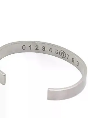 MAISON MARGIELA Numeric Engraved Cuff Bracelet