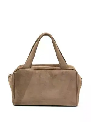 Liviana Conti Suede Top-handle Tote Bag - Neutrals