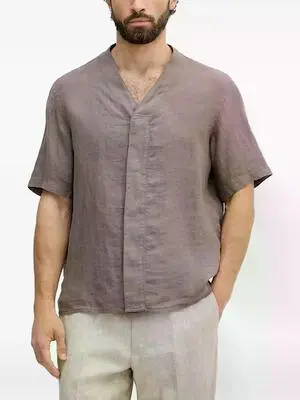 BENETTON V-neck Short-sleeved Shirt