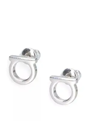 FERRAGAMO Gancini Earrings - Silver