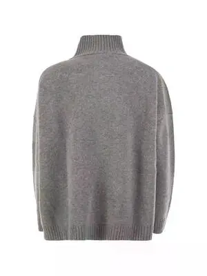 Max Mara Borgia Dropped-shoulder High-neck Sweater