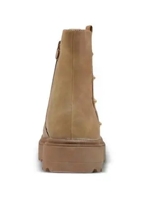 ALVIERO MARTINI 1° CLASSE Geo Map-print Studded Boots