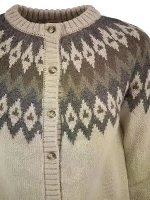 Max Mara Targa Jacquard Cardigan