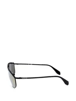 Adidas Pilot-frame Logo-print Sunglasses - Black