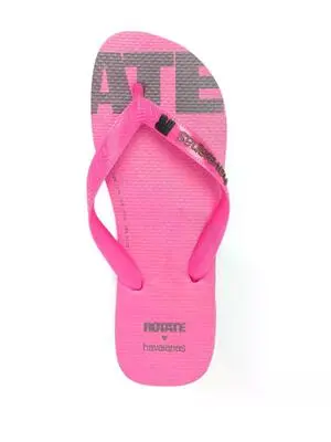 ROTATE BY BIRGER CHRISTENSEN Logo-print Flat Flip-flops
