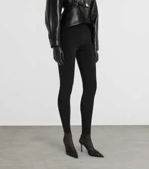 Balmain Jersey High-rise Trousers
