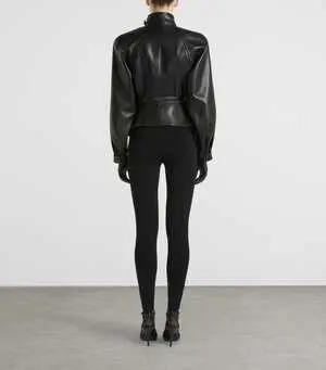 Balmain Jersey High-rise Trousers