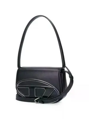 DIESEL® 1dr-iconic Shoulder Bag In Nappa-leather - Black