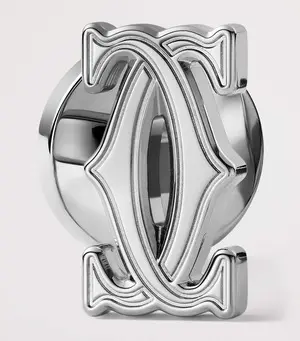 Cartier Sterling Double C De Cufflinks