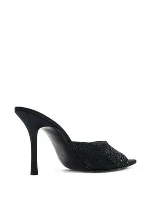 Alexander Wang Cher Crystal-hotfix 105mm Mules