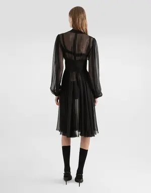 Dolce & Gabbana Chiffon Dress Dresses Silk