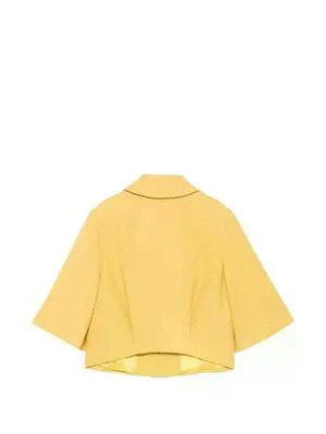 Liviana Conti Zip-up Flared-sleeve Jacket