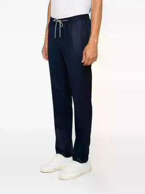Corneliani Drawstring-waist Pressed-crease Trousers