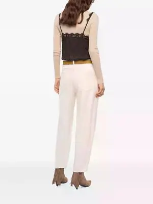 Pinko Egg-fit Cotton Bull Trousers