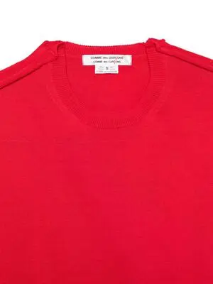 Comme Des Garçons Cut-out Drop-shoulder Sweater