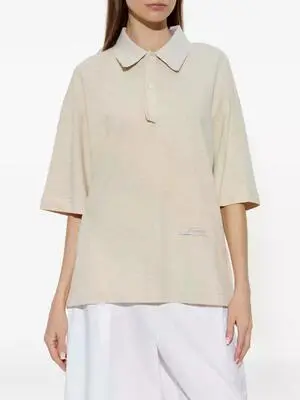 Jacquemus Ruban Logo-patch Polo Shirt
