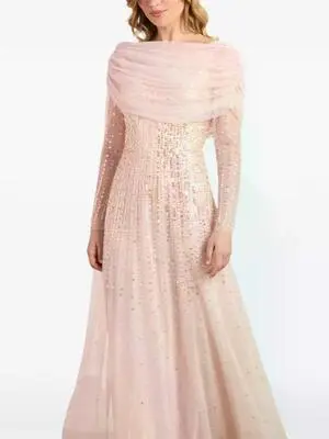 NEEDLE & THREAD Moonlight Sequin-embellished Gown