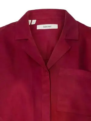 SELECTED Short-sleeved Shirt - Red