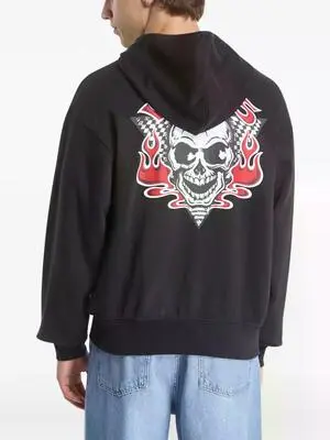 VANS Blaze Head Graphic-print Zip-up Hoodie