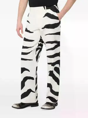 Moschino Heavyweight Printed Cotton Pants