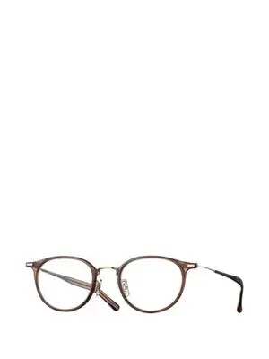 EYEVAN7285 C1 Round-frame Glasses - Brown