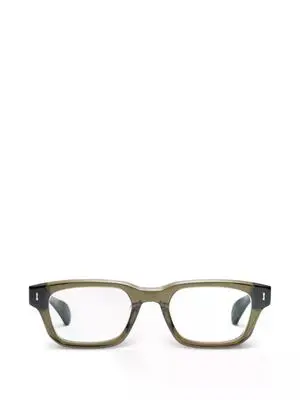 PETER AND MAY Eclaireur Rectangle-frame Glasses - Green