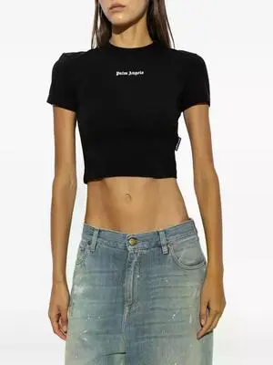 Palm Angels Logo-print Crop Top