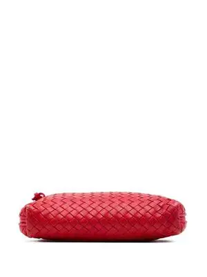 Bottega Veneta 2012-2026 Nappa Intrecciato Nodini Crossbody Bag - Red
