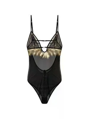DIESEL® Mirea-gft Metallic-effect Bodysuit