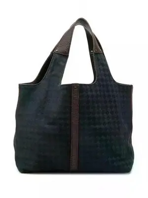 Bottega Veneta 2000-2007 Canvas Intrecciato Tote Bag
