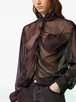 MSGM Ruffled Shirt