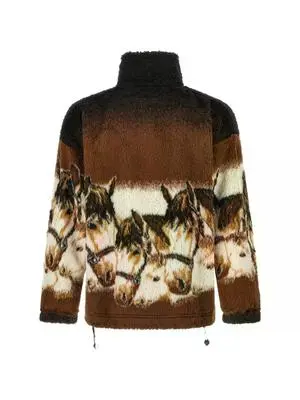 MAISON MARGIELA Equestrian-print Hoodie