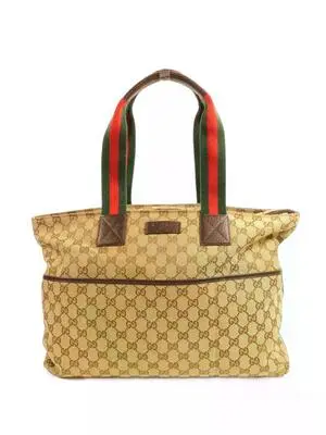 Gucci Gg Supreme Web Tote Bag