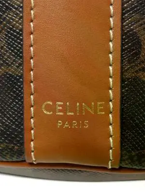 Celine Small Triomphe-canvas Drawstring Bucket Bag