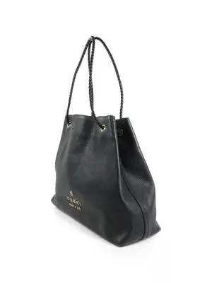 Gucci Gifford Grained-leather Shoulder Tote Bag
