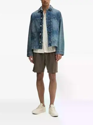 Marc O'polo Stripe-print Short-sleeved Shirt